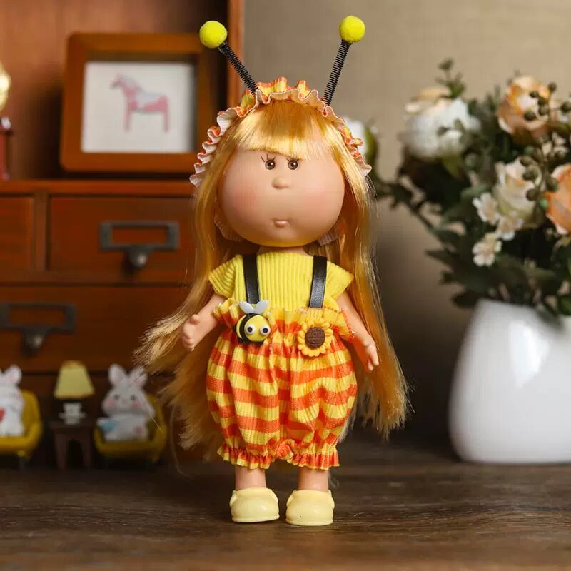 Новый комплект одежды для куклы Potato Doll Mia 24 см: испанский стиль, для переодевания, для кукол реборн, сменный