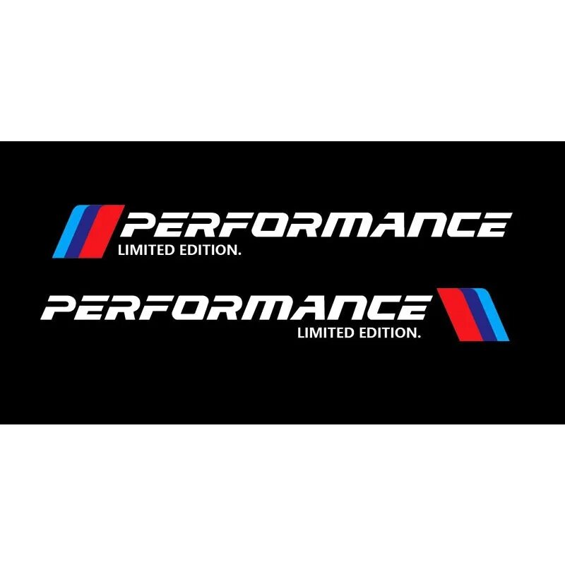 Наклейки Performance Limited Edition Silver White Color для BMW