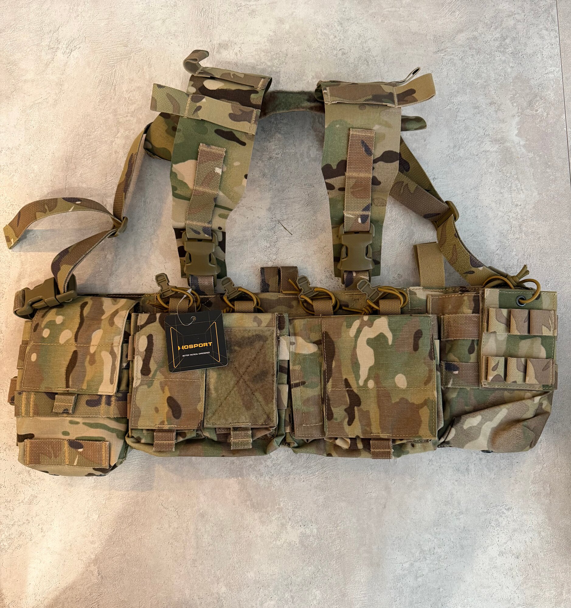 Нагрудник WoSporT Chest hanging vest (VE-79R-CP) камуфляж