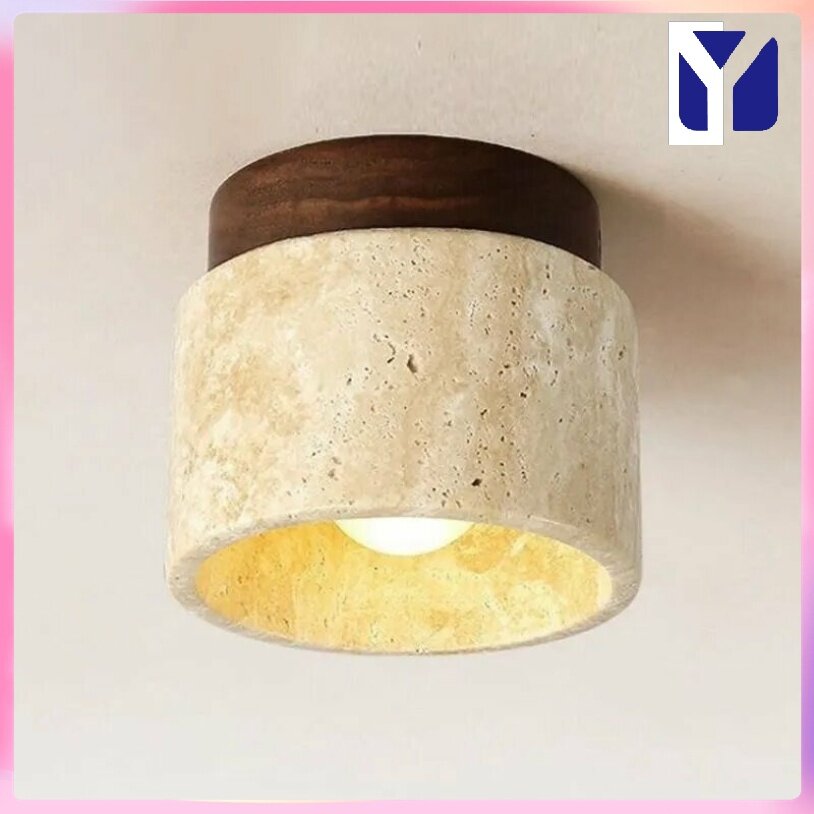 Потолочный светильник, E27, Log 12*12*10cm, three-color light