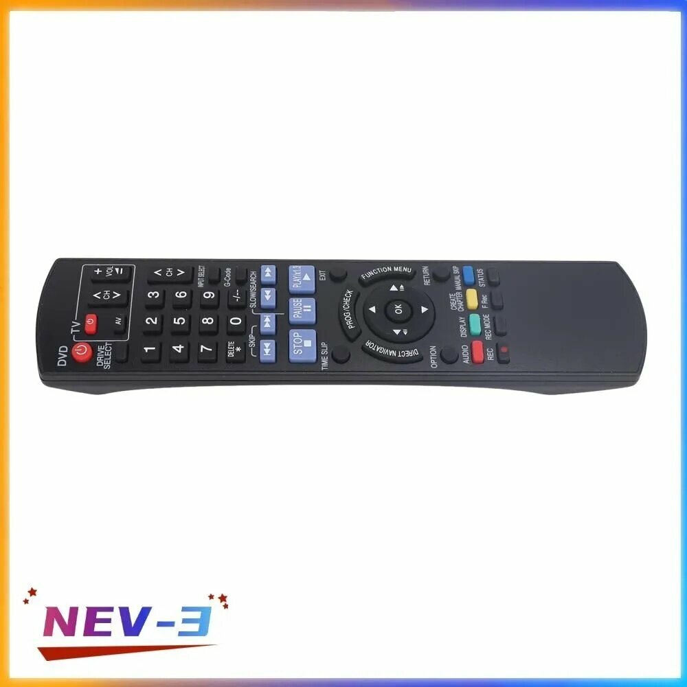 Удобный пульт для DVD-рекордера N2QAYB000133, совместим с DMR-EH58 и DMR-EX77, простой в использовании