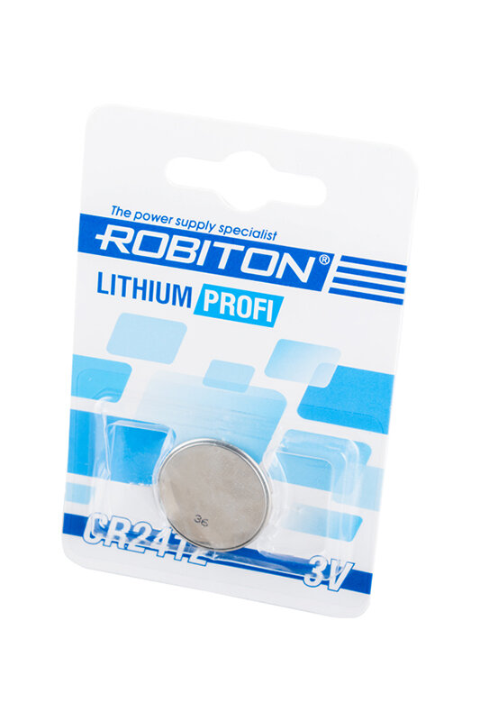 Батарейка CR2412 Robiton Lithium 3V - 1 шт.
