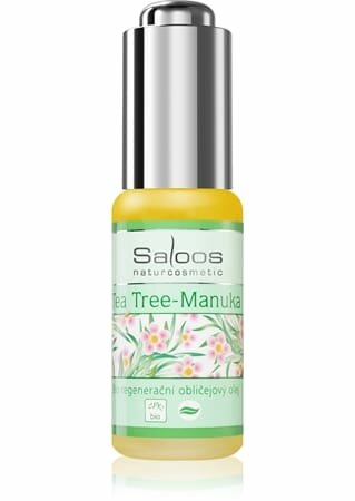 Масло косметическое saloos bio skin oils tea tree & manuka, 20 мл