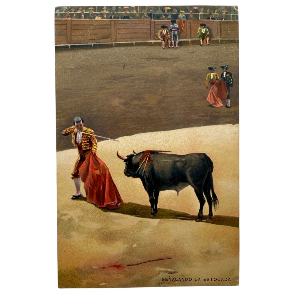 Почтовая открытка "Подготовка к удару" 1900-1910 гг. Германская Империя