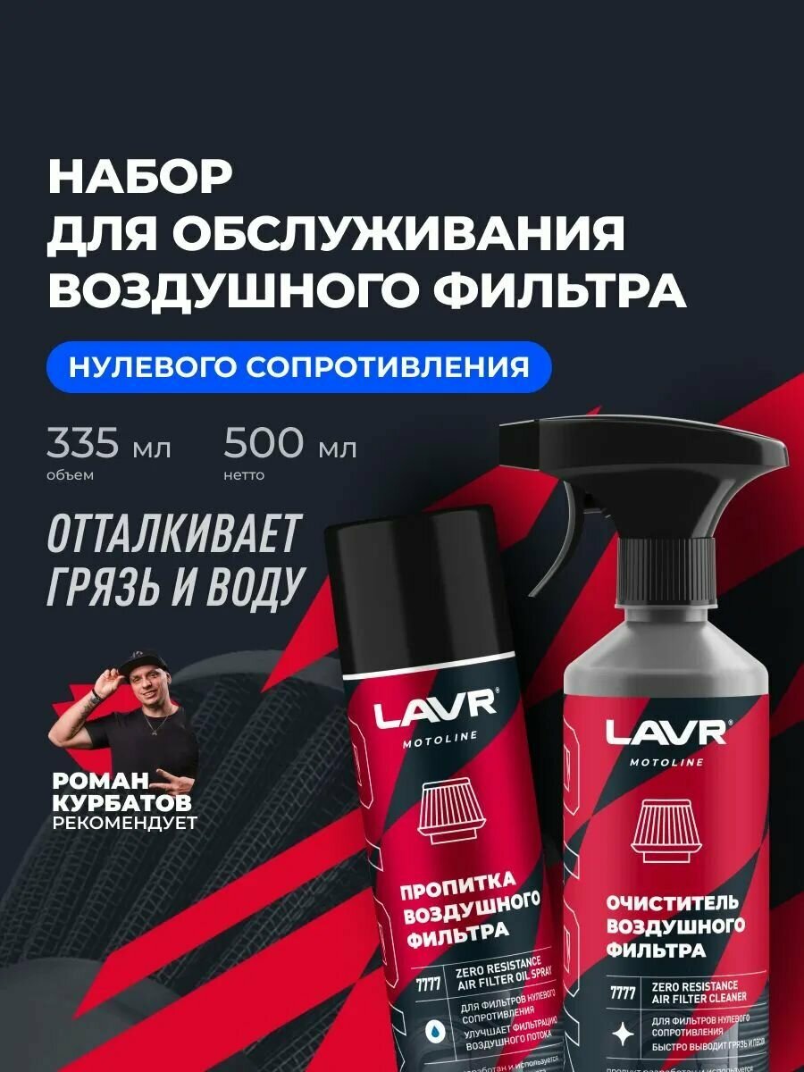 Набор для обслуживания фильтра нулевого сопротивления, 335/500 мл / Ln7777