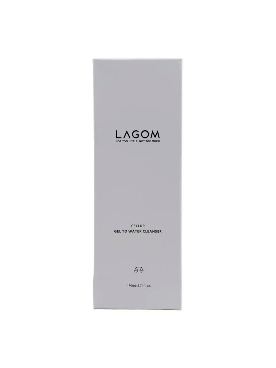 LGM CELLUP Пенка для лица очищающая с мочевиной LAGOM CELLUP GEL TO WATER CLEANSER 170mL