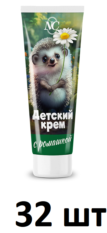 Крем Невская Косметика Детский с эктрактом ромашки, 75 мл, 32 шт