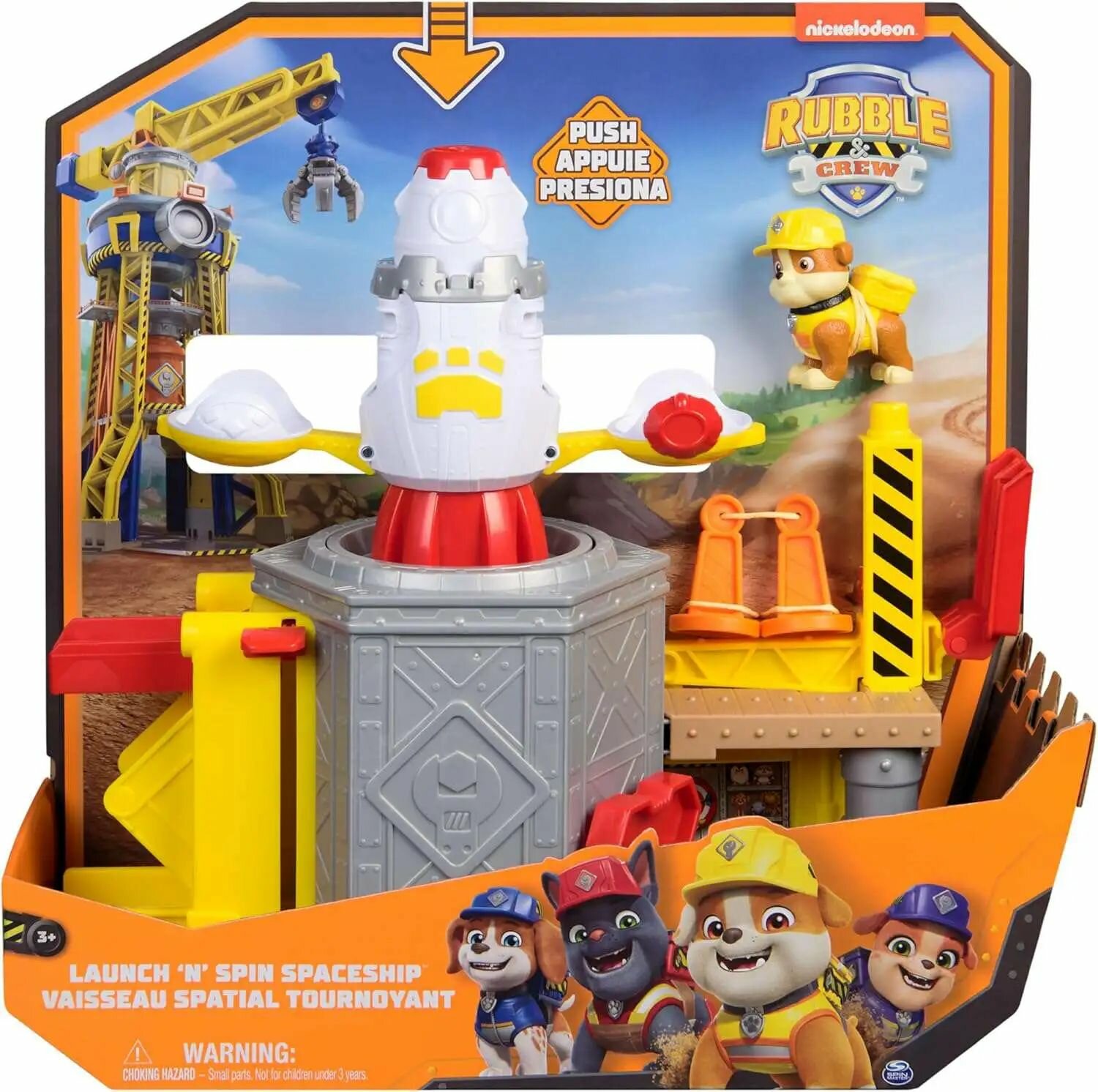 Космическая станция Paw Patrol Rubble and Crew Launch N Spin Spaceship