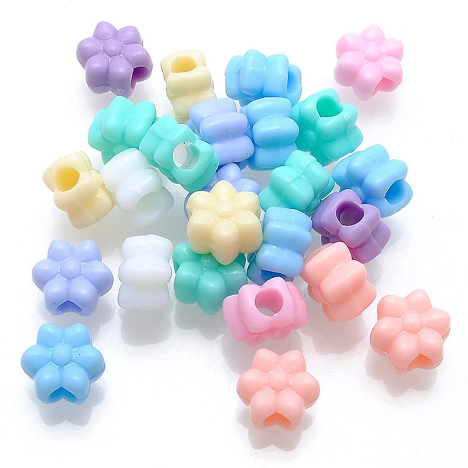 Акриловые бусины Kandi Craft 100 шт 12mm Flower