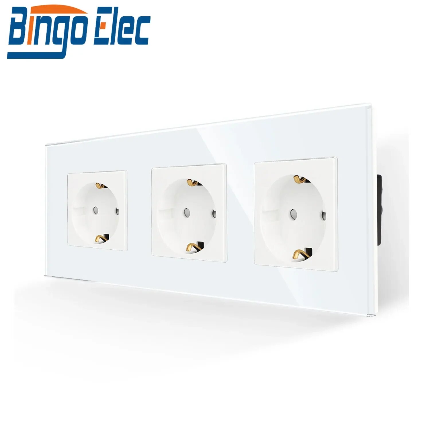Настенная розетка Bingoelec EU сверхбыстрая зарядка 65 Вт 3 Socket