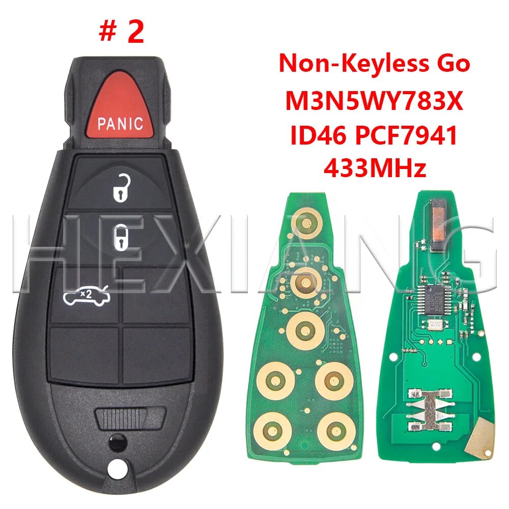 HE ID46 PCF7941 433 МГц автомобильный дистанционный ключ M3N5WY783X IYZ-C01C для Dodge Caravan Journey Chrysler Town & Country Jeep Grand Cherokee