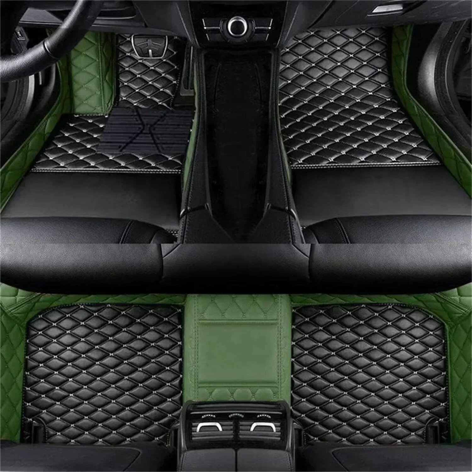 Автоковрики Black and Green для HAVAL H9 (7 мест) 2024-2027