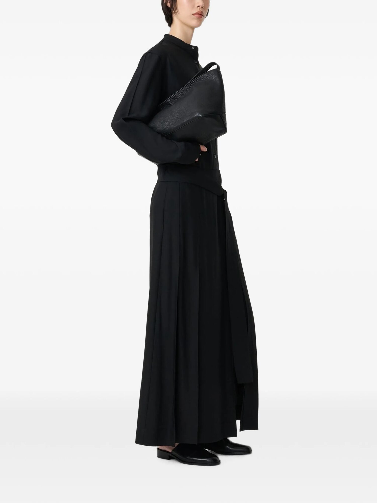 Юбка Studio Nicholson Mile pleated maxi skirt, размер 12 — фото 1