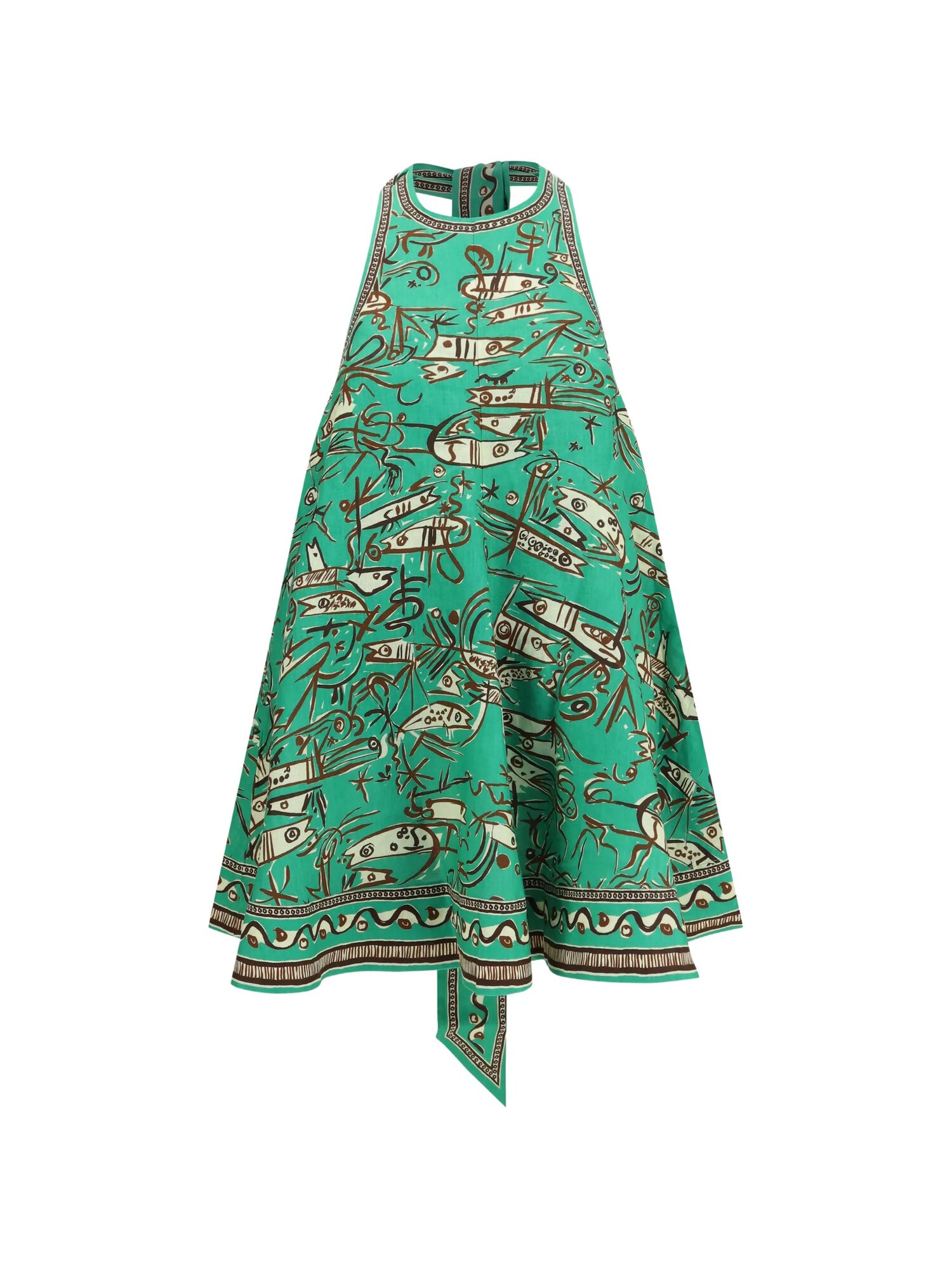 Платье ALEMAIS Fish Sticks mini dress