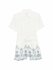 Комбинезон MC2 Saint Barth Embroidered belted playsuit, размер 40, бежевый/белый