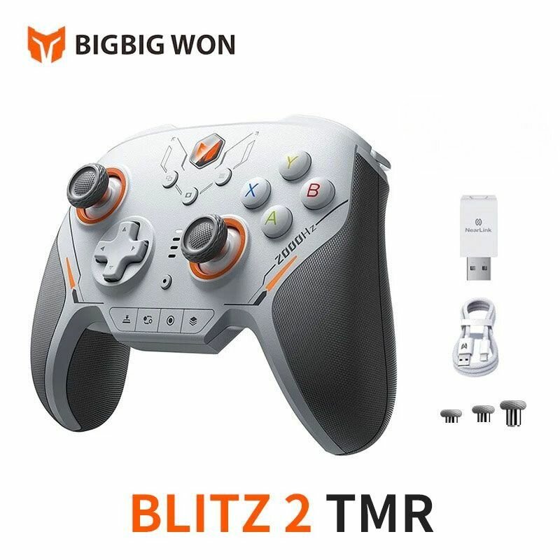 BIGBIG WON Blitz 2 TMR Геймпад Беспроводной Bluetooth 2000 Гц для NS PC Steam