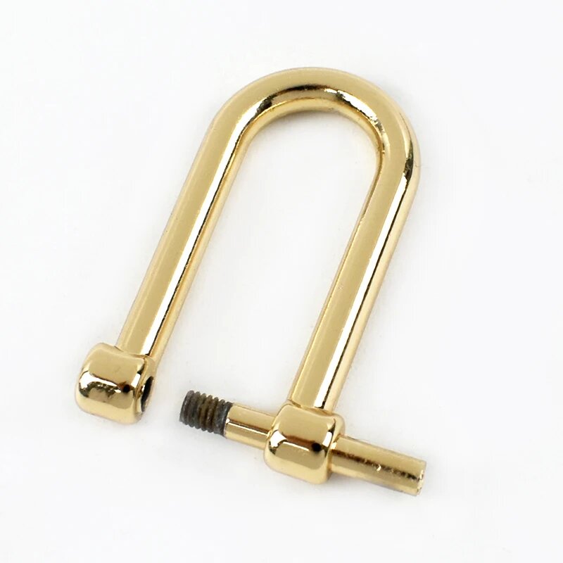 Deepeel металлические D-кольца 10 мм 10mm-4Pcs, Желтый, LightGold