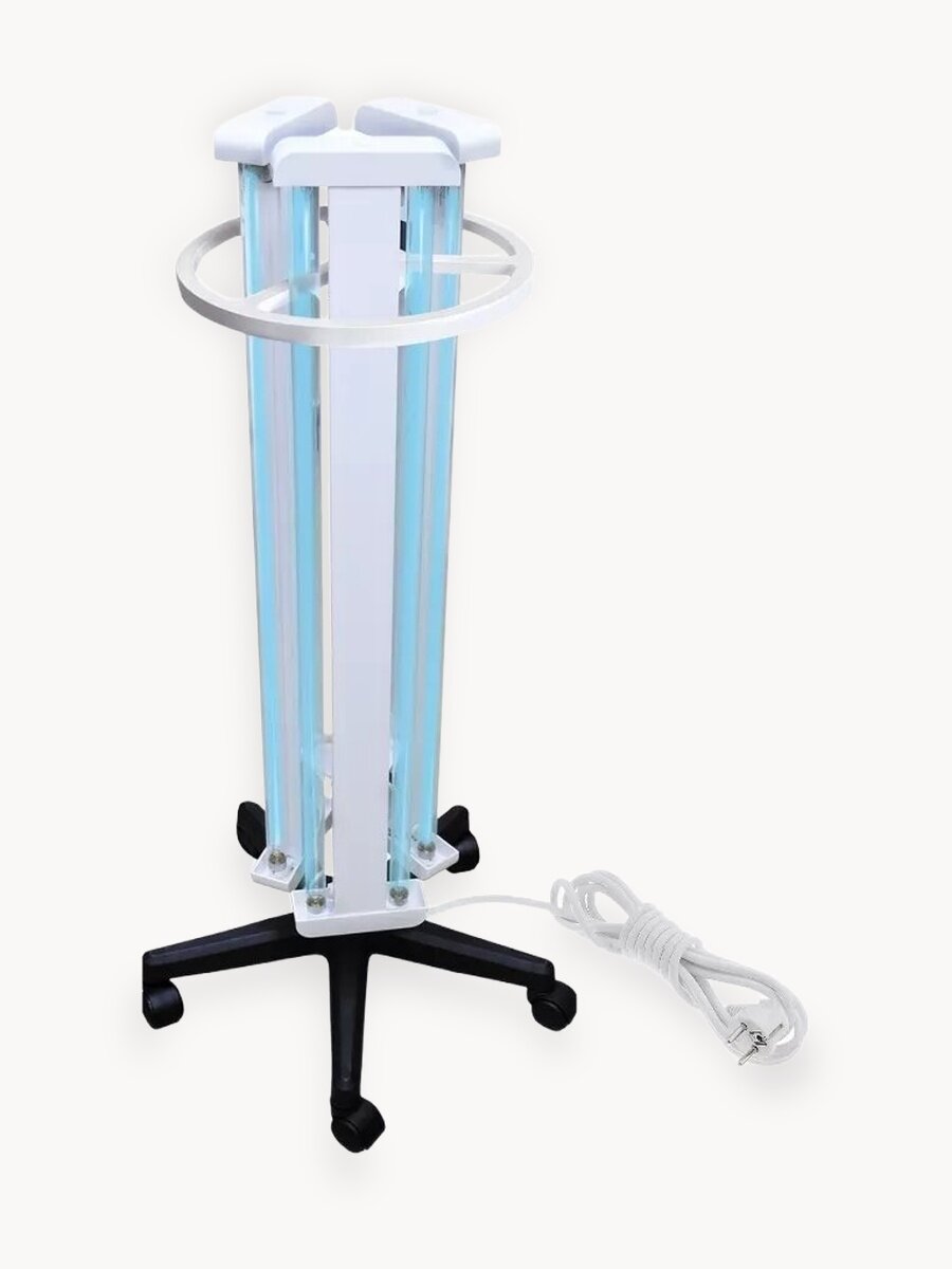 Облучатель бактерицидный передвижной ОБПе-450 Азов, со шнуром, медицинский (6 ламп 30 Вт в комплекте)