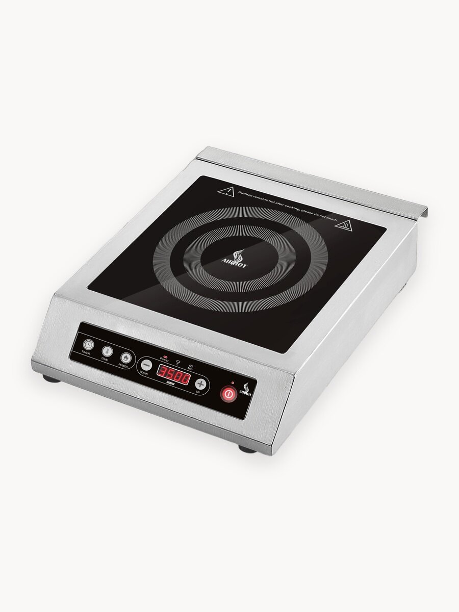 Плита индукционная настольная AIRHOT IP3500 T, 3,5кВт, электрическая, стеклокерамика, таймер 24ч