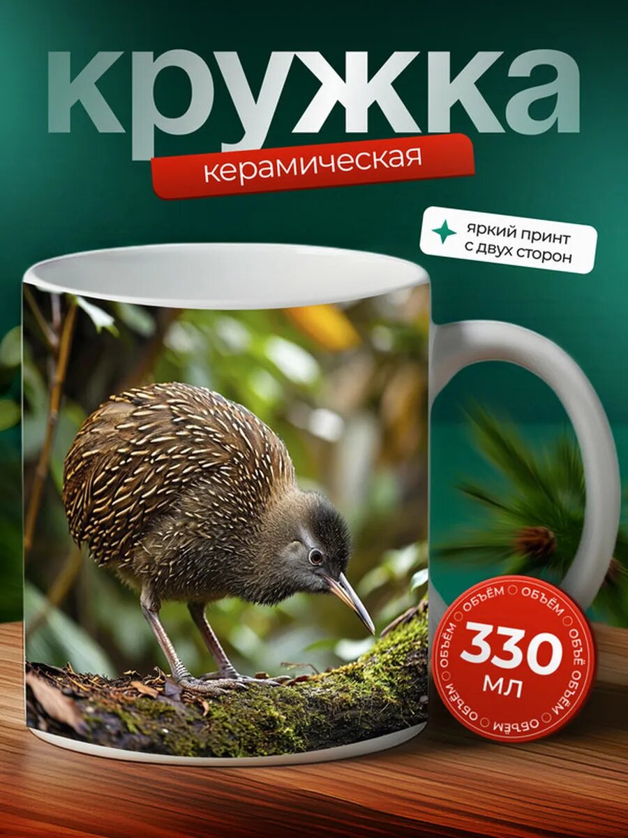 Кружка Киви птица 13,