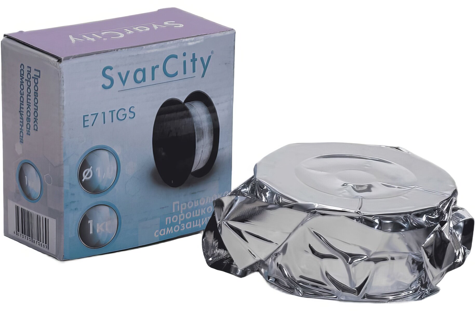 Сварочная проволока порошковая SvarCity E71T-GS 0.8 мм, 1 кг, без газа E71T-GS/0,8/1кг