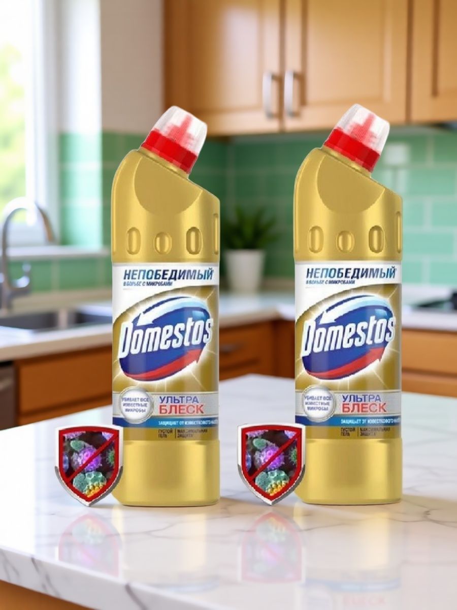 Domestos Ультра Блеск 500мл 2шт (7890)