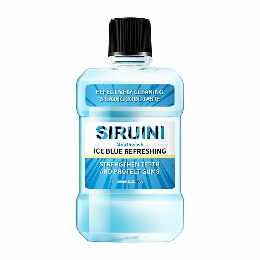 Бутылка ополаскивателя для полости рта с мятой