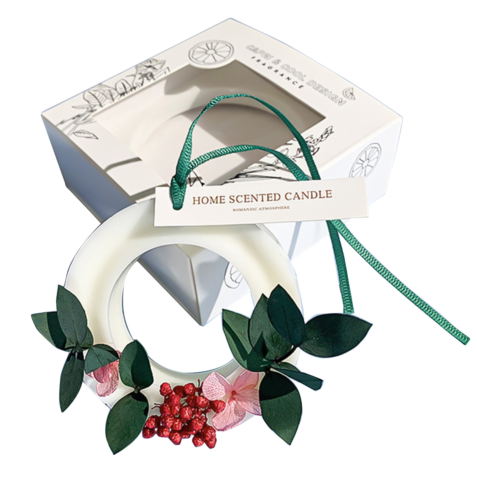 Сухой цветок ароматизированный восковой кулон для шарма с воздушным листом для домашней спальни общежития шкаф