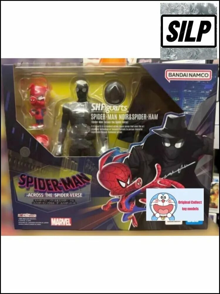 BANDAI SPIRITS SHFiguarts SPIDER MAN NOIR PETER PARKER 17cm Коллекция Кукольных Игрушек
