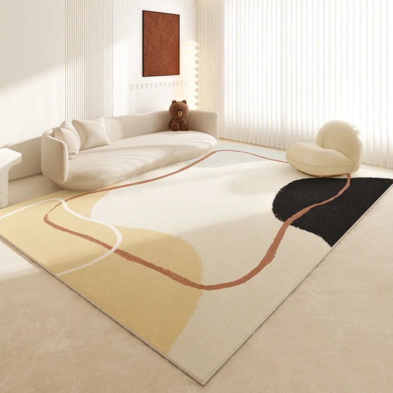 Кремовый полиэстеровый ковёр 200*300 см, Customize Contact Us, Бежевый