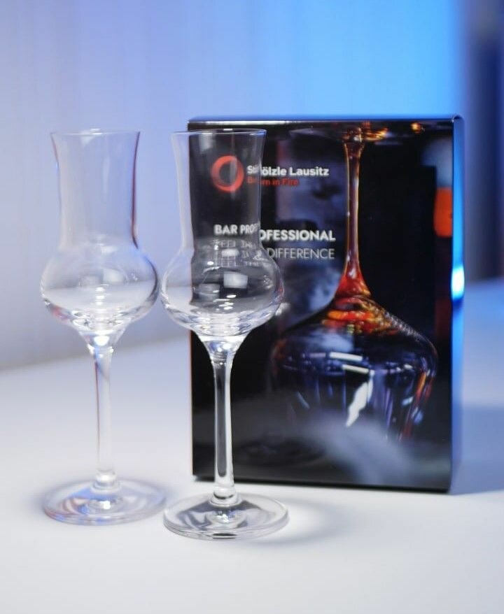 Два бокала для граппы/ликера Stolzle Professional 85мл, в подарочной упаковке