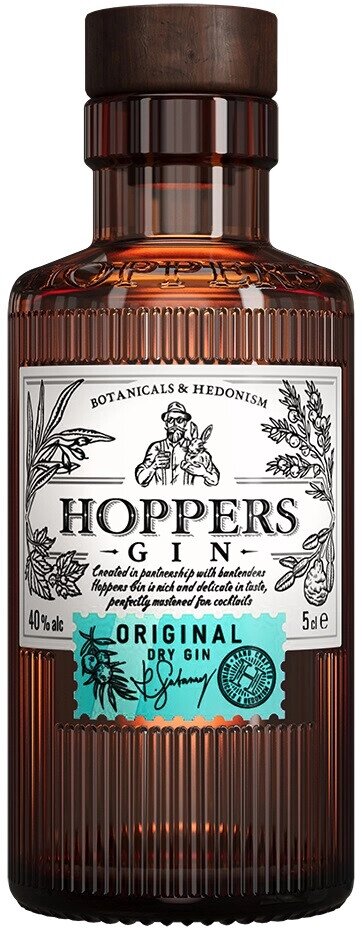 Джин "Hoppers" Original Dry, 50 мл