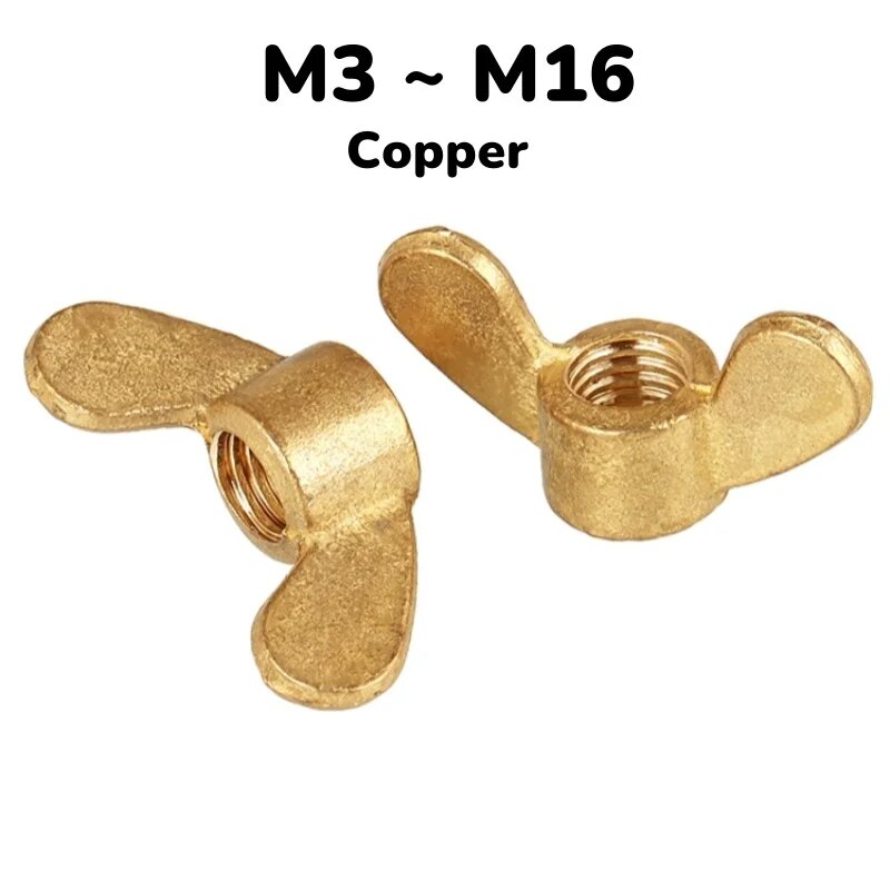 Латунные гайки-бабочки M3-M16 M8-3pcs