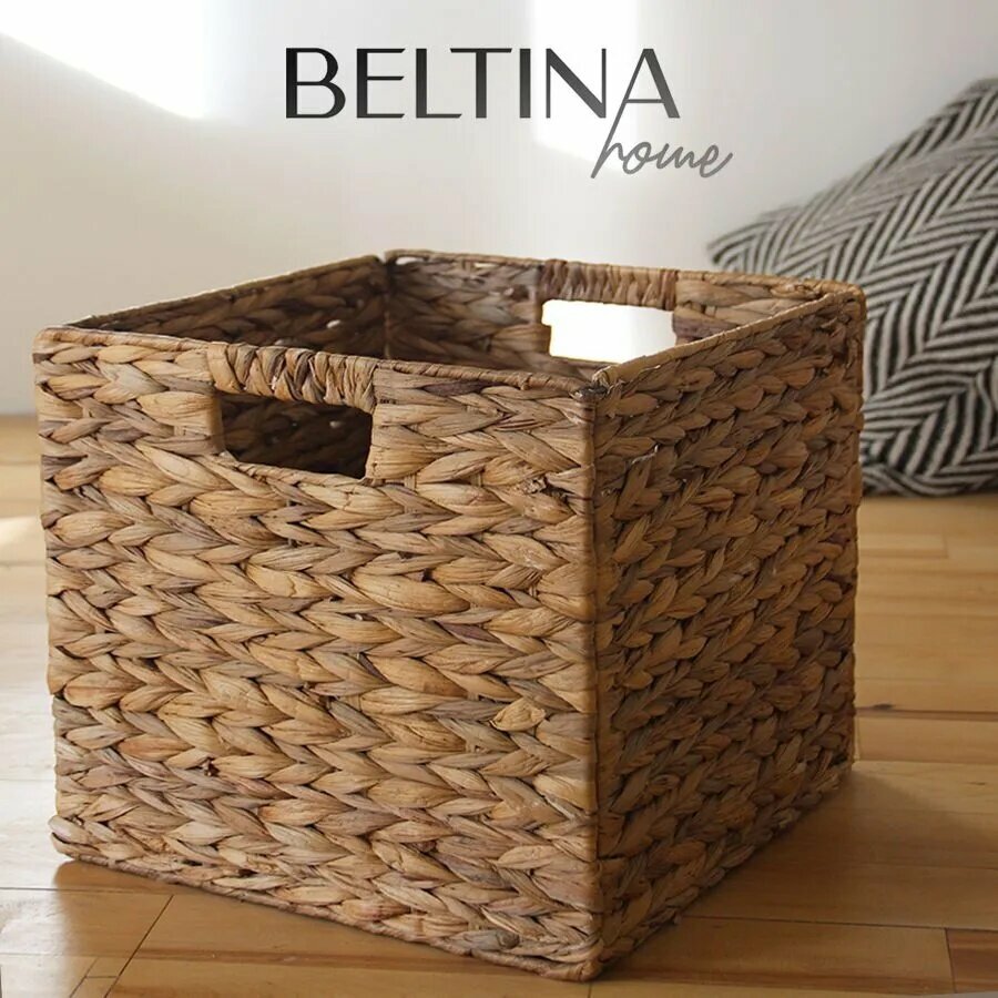 Корзина плетеная длина 30 см, ширина 30 см, высота 30 см.