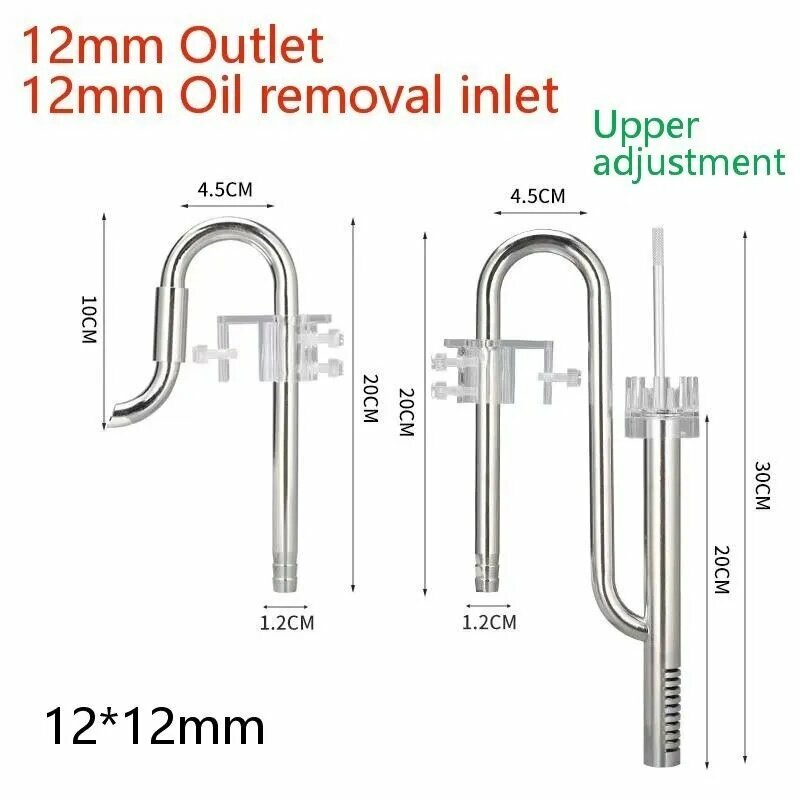 Входы и выходы из нержавеющей стали в аквариуме, фильтры для обезжиривания в раковине, фильтры для отвода и отвода шлангов,3, A-16X16mm,870