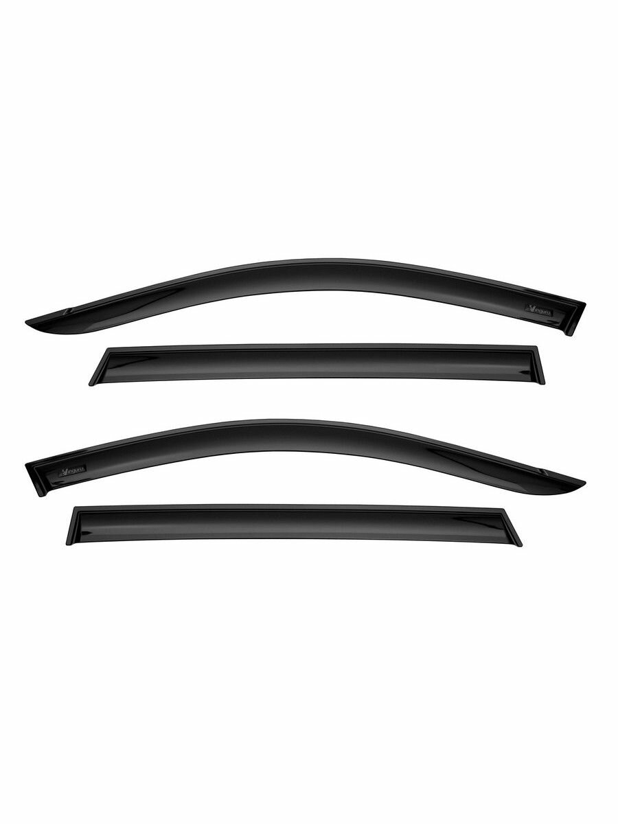 Дефлекторы окон Vinguru для Chery Tiggo 8 Pro, 8 Pro Max 2021-н. в, накладные