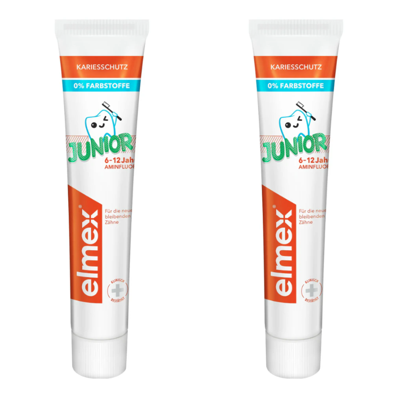 Зубная паста COLGATE Elmex юниор, 75 мл, 2 штуки