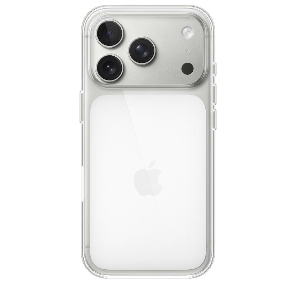 Чехол силиконовый Apple для iPhone 17 PRO Silicone Case with MagSafe - Clear / Прозрачный, для 17 Про