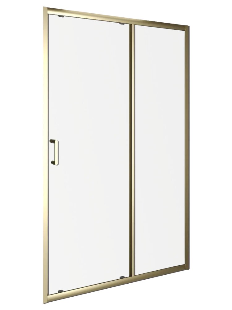 Душевая дверь в нишу Orange E02 120TGY стеклянная, раздвижная, 120 см, одностворчатая, угловая, немецкая