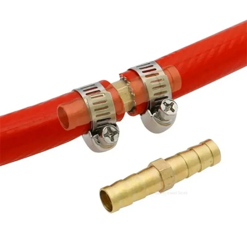 Бронзовый Прямой Фитинг С Равнодлинными Зубцами, Медный Соединитель Для Газовых Труб, Переходник Для Труб 8мм, 10мм, 12мм, 14мм