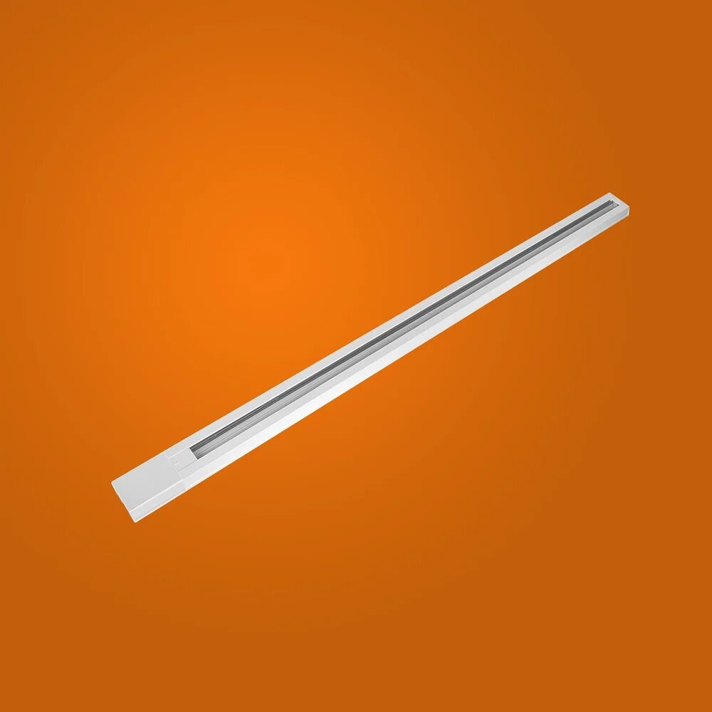 ISVET Шинопровод трековый однофазный белый, TRK-RAIL, шина трек 1 м TRK-RAIL-1-1