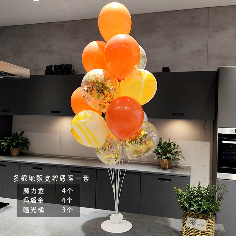 Стол с плавающим шаром, для украшения свадеб, вечеринок, 11 воздушных шаров
