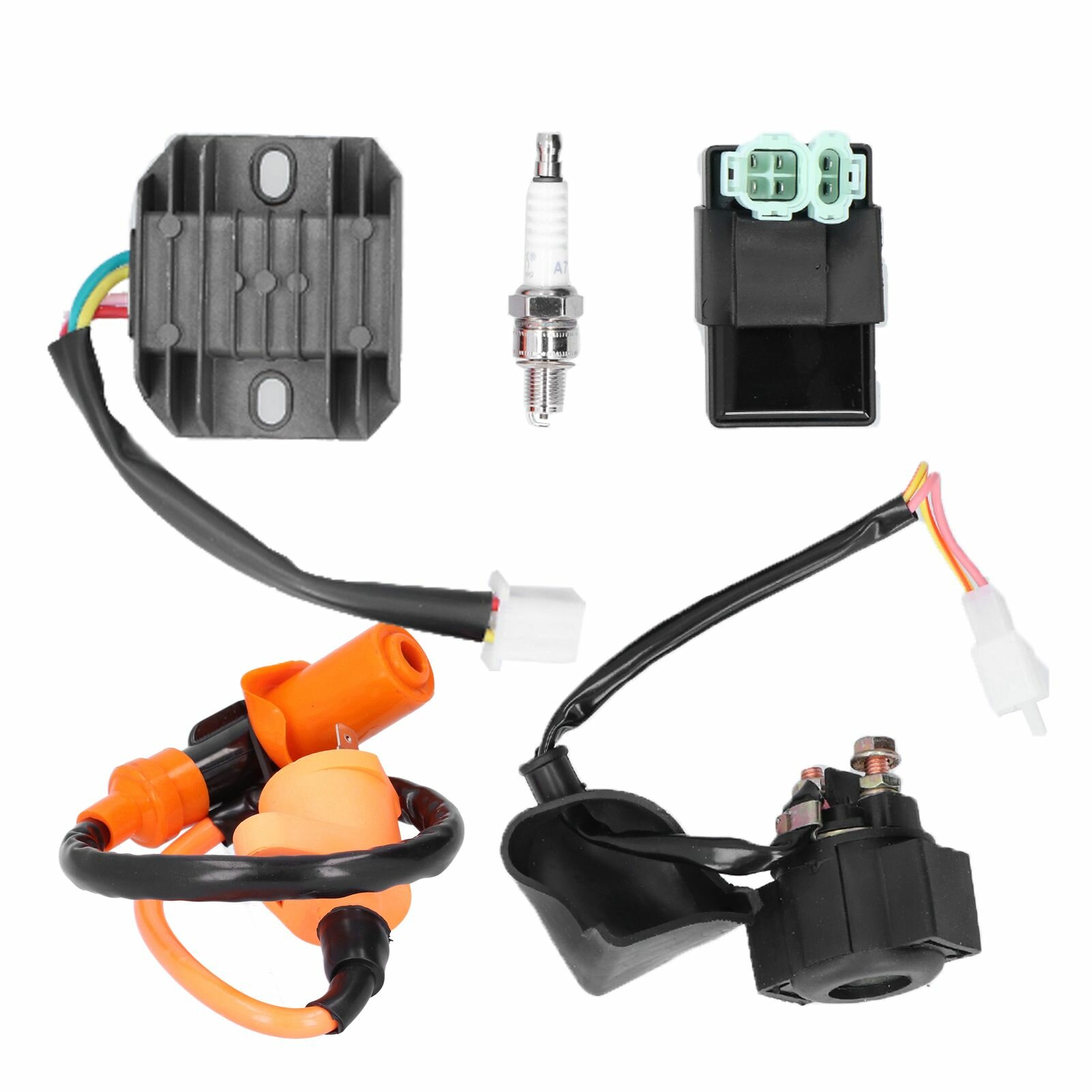 Комплект CDI зажигания 6-контактный для скутеров GY6 50-150cc