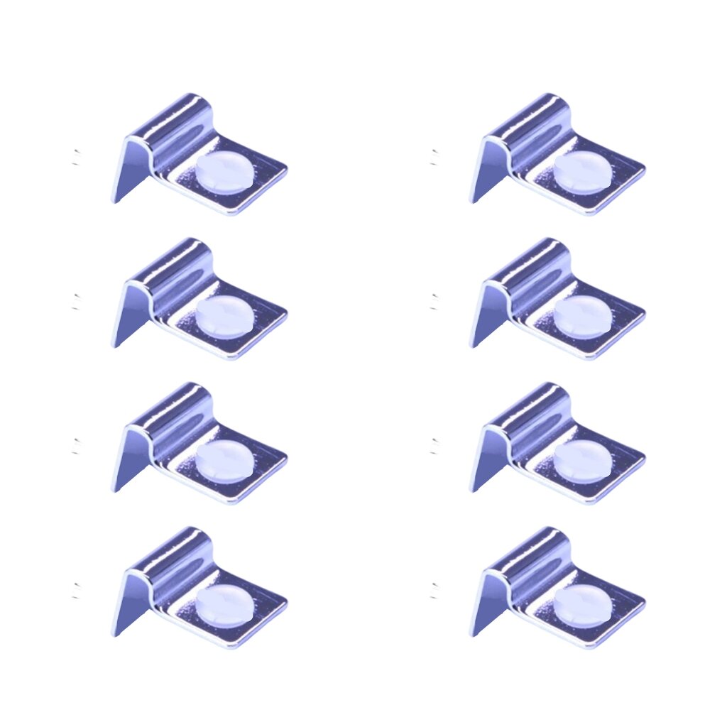 Зажимы для стеклянной крышки аквариума из нержавеющей стали, 8 шт, защита от коррозии