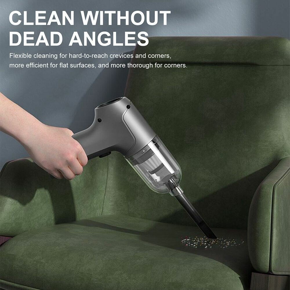 Беспроводной ручной пылесос с различными насадками и щетками