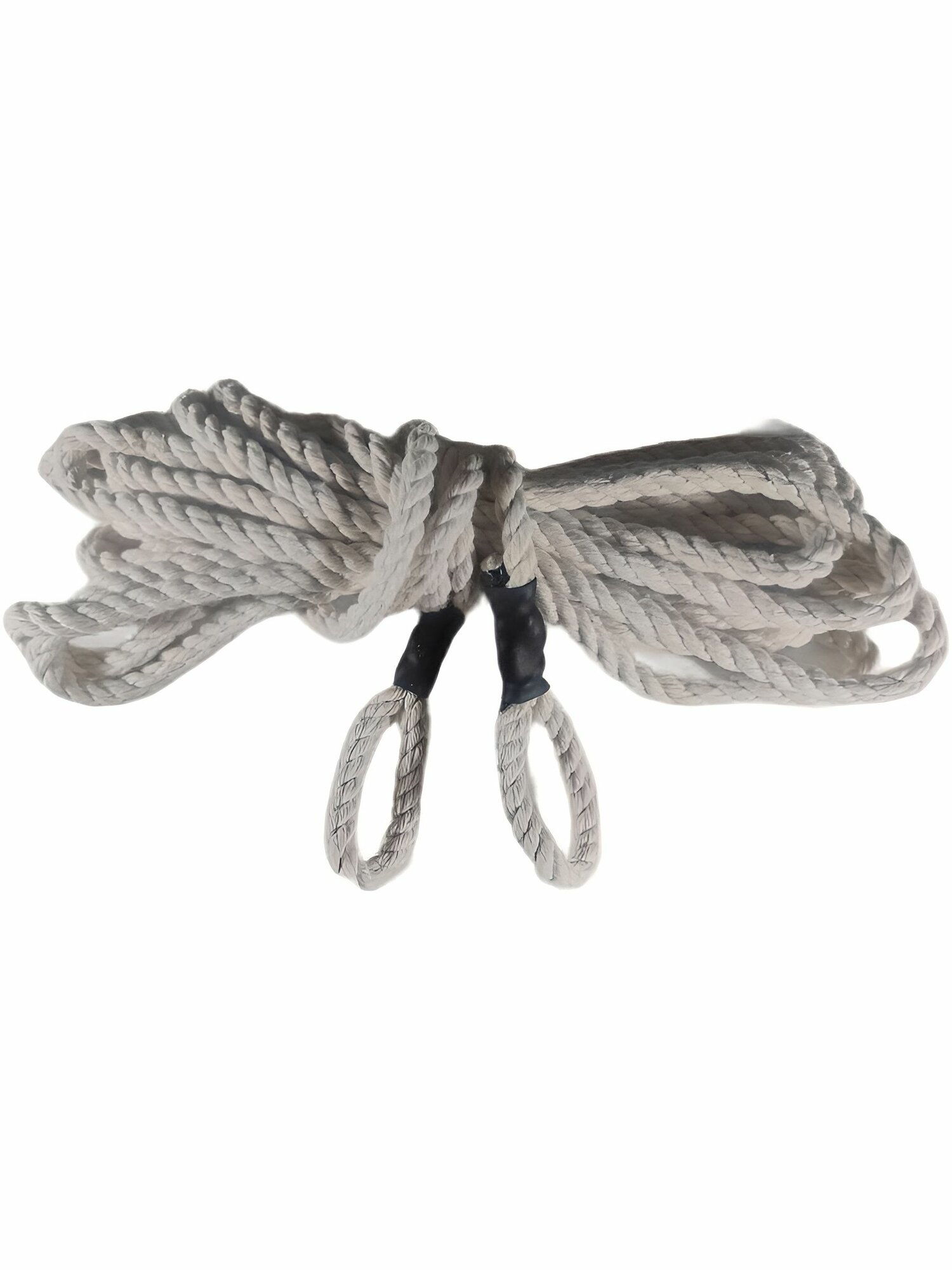 Канат хлопковый д.6 мм с петлями (10 метров)