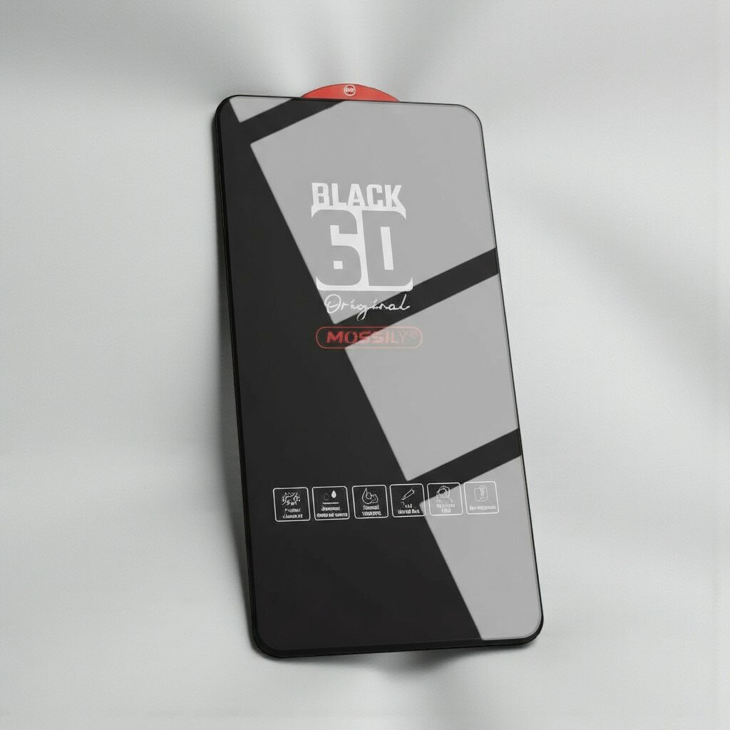 Защитное стекло 9H Black для Xiaomi Redmi 15 4G/5G черное т/у