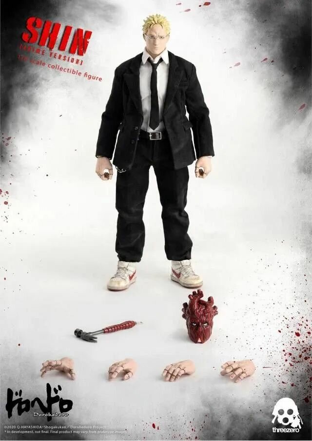 Threezero Коллекционная фигурка Shin 2.0 Dorohedoro подвижные фигурки