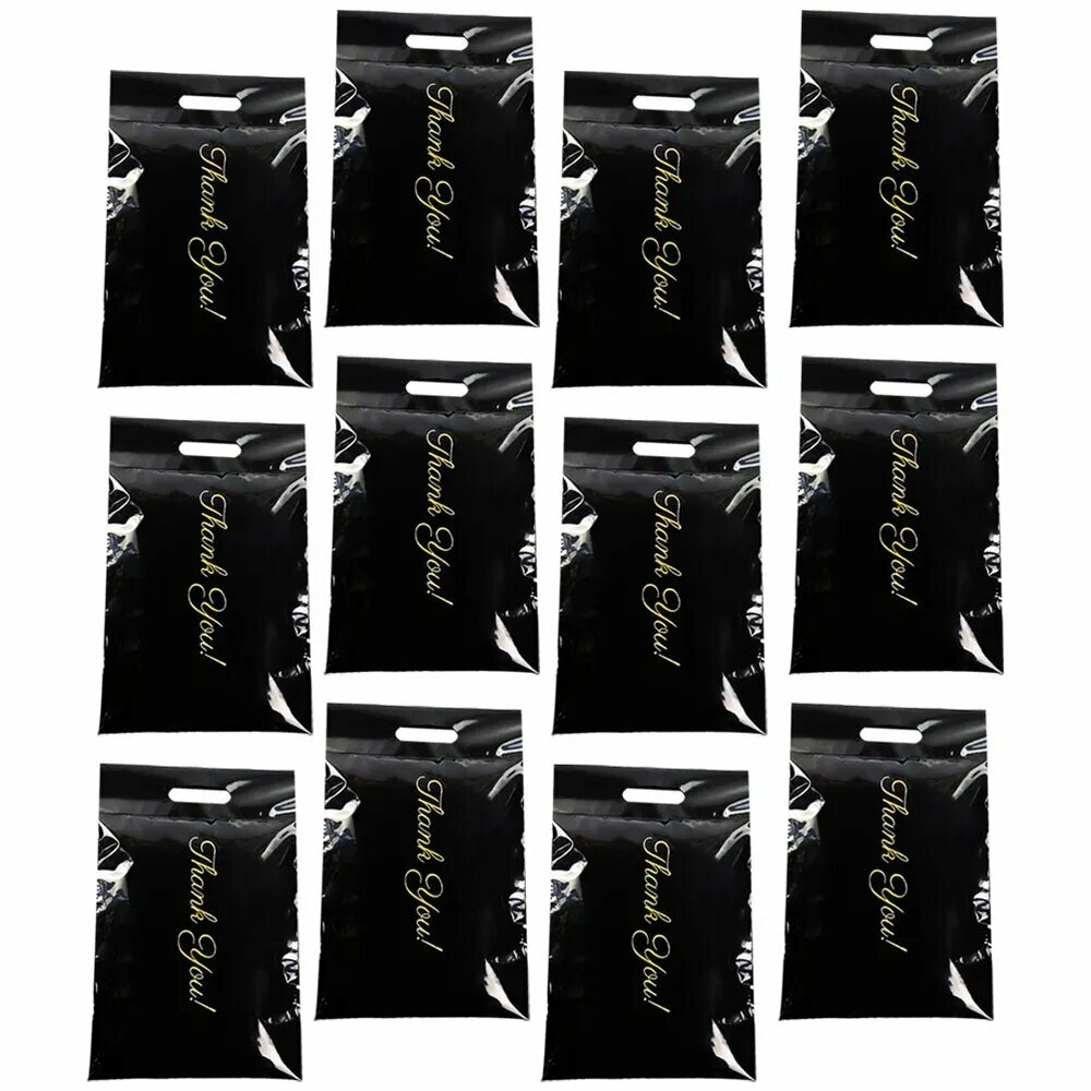 Черные Пакеты Спасибо, Прочные И Водонепроницаемые, Для Отправки Почтой, 100 Штук