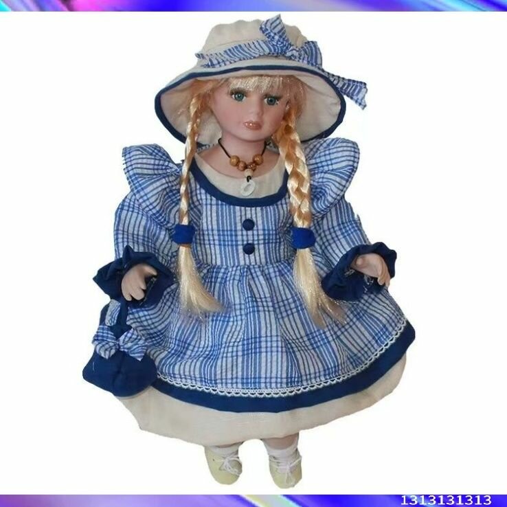 Эксклюзивная кукла 40 см из фарфора в стиле прованс от Jirishine
